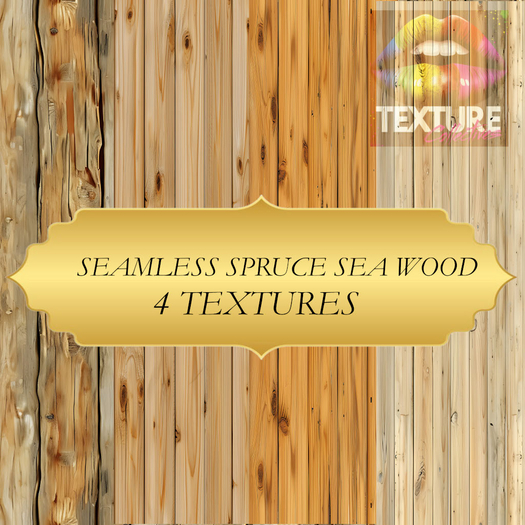 Second Life Marketplace - Texture Collectives - Seamless Spruce Sea Wood